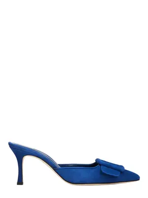 Manolo Blahnik Manolo Blahnik Maysale Mules Blue 4326