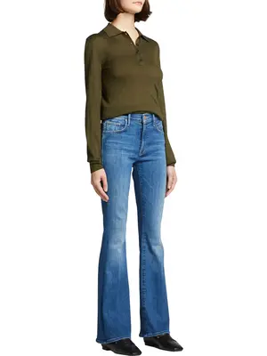 MOTHER MOTHER The Weekender Flare Jeans First Mate