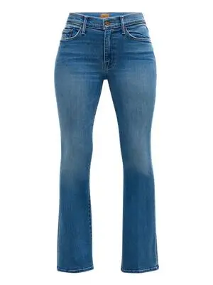 MOTHER MOTHER The Weekender Flare Jeans Layover