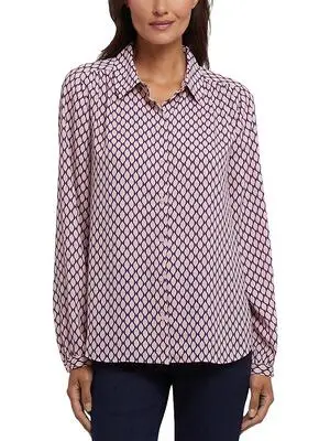 NYDJ Printed Modern Blouse - Emile Pierre