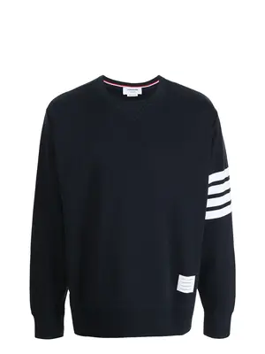 Thom Browne 4-bar Stripe Sweatshirt - Blue