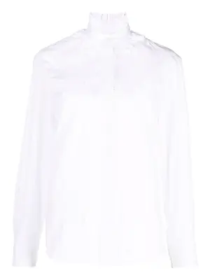 Rabanne Ruffled Shirt - White