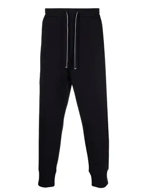 Emporio Armani Tapered-leg Solid Trackpants - Blue
