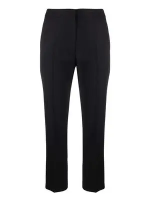 Alexander McQueen Tailored Cropped Trousers - Black