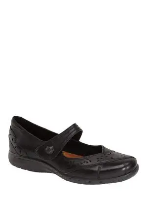 ROCKPORT COBB HILL Rockport Cobb Hill Petra Mary Jane Flat Black Leather