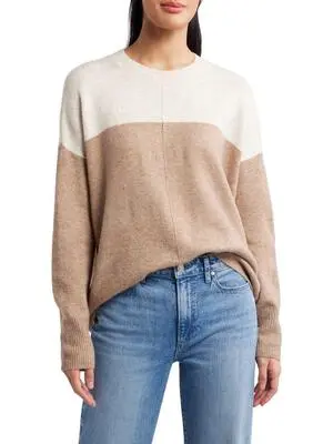 Vince Camuto Vince Camuto Colorblock Sweater Malted
