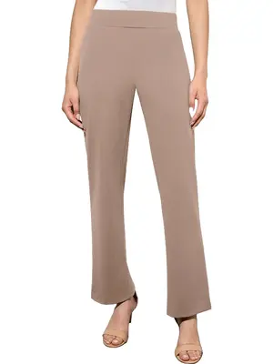 Ming Wang Ming Wang Heritage Fit Pull-On Crepe Pants Java