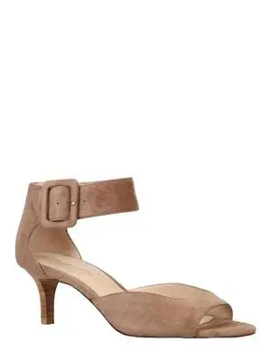 Pelle Moda Pelle Moda Berlin Suede Sandal Taupe Suede
