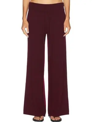 LISA YANG Sofi Trouser Deep Plum