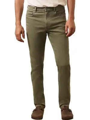 Faherty Brand Slim Fit Stretch Terry Pants - Island Olive