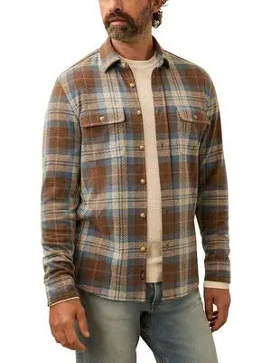 Faherty Brand Legend Textured Shirt Bear River