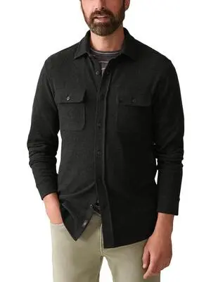 Faherty Brand Legend Textured Shirt Heathered
