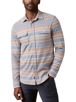 Faherty Brand Legend Textured Shirt Isle Breeze