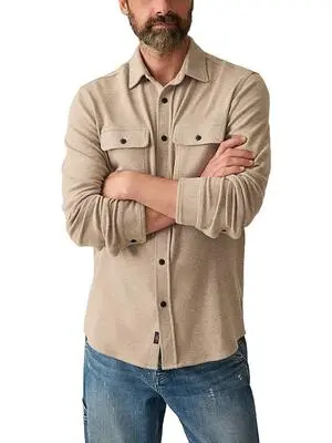 Faherty Brand Legend Textured Shirt - Timber Twill