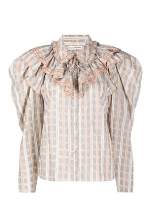 ULLA JOHNSON Ulla Johnson Ruffled-Neck Blouse