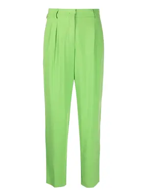 BLANCA VITA Straight-leg Tailored Trousers - Green