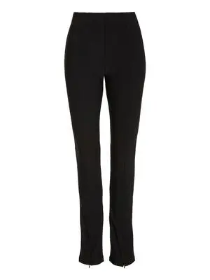 THE FRANKIE SHOP Reya Flared Jersey Leggings - Black