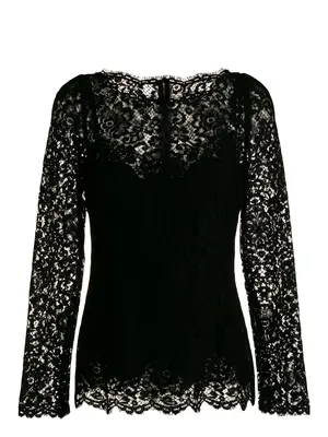DOLCE & GABBANA Dolce & Gabbana Cordonetto Lace T-Shirt