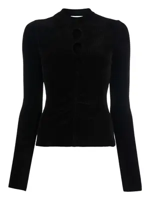 MSGM MSGM Cut-Out Knit Top