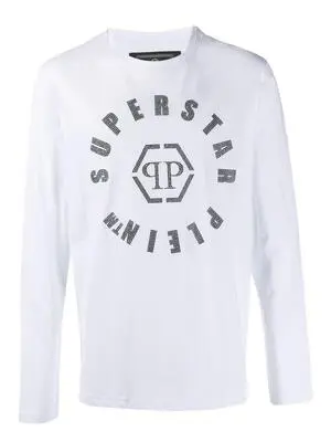 Philipp Plein Logo Print T-shirt - White