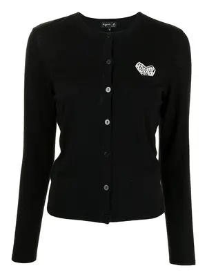 AGNÈS B. Knitted Cardigan - Black