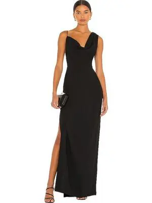 Amanda Uprichard X Arial Gown - Black