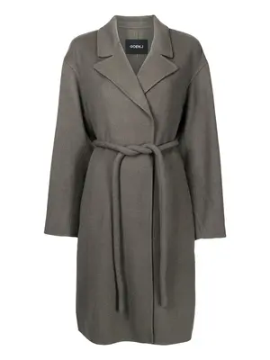 GOEN.J Goen.J Peak-Lapel Belted Coat