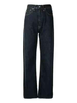 Ralph Lauren High-waisted Straight-leg Jeans - Blue