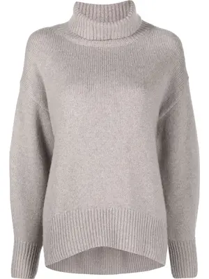 Arch4 Roll-neck Cashmere Jumper - Neutrals