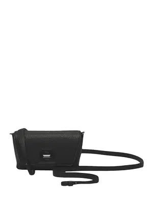 Akris Anouk Leather Day Bag - Black