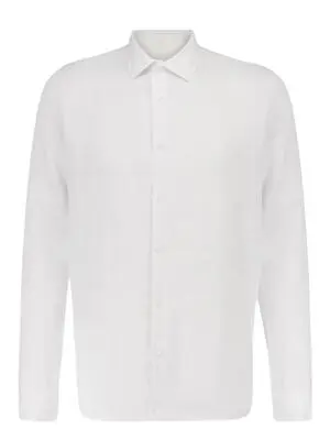 Orlebar Brown Giles Linen Long-sleeved Shirt - White