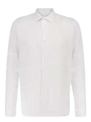 Orlebar Brown Giles Linen Long-sleeved Shirt - White