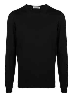 GOES BOTANICAL Crew-neck Knit Jumper - Black