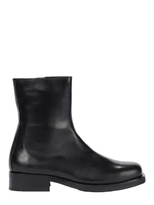 Our Legacy Camion Leather Ankle Boots - Black