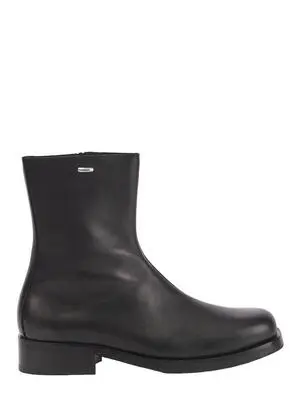 Our Legacy Camion Leather Ankle Boots - Black