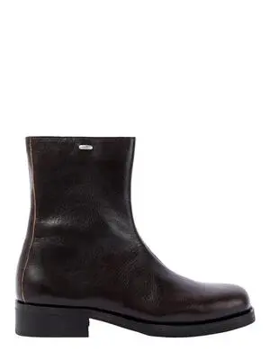 Our Legacy Camion Leather Ankle Boots - Brown