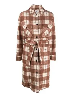 Woolrich Gentry Check-print Overshirt - Brown