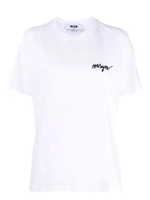 MSGM Chest Logo T-shirt - White