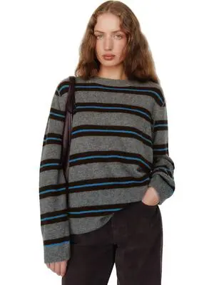 REFORMATION Cashmere Boyfriend Sweater - Grey