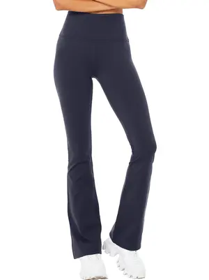 Alo Yoga Airbrush High-waist Bootcut Legging True Navy