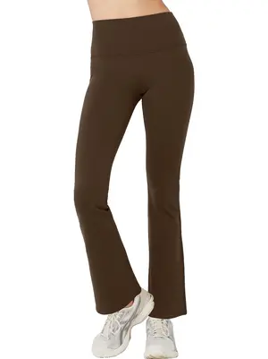 Alo Yoga Airbrush High-waist 7/8 Bootcut Legging - Espresso