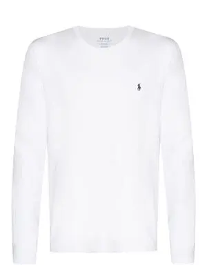 Polo Ralph Lauren Logo-embroidered T-shirt - White