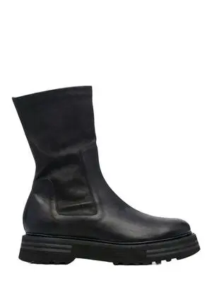 Guidi Slip-on Ankle Boots - Black