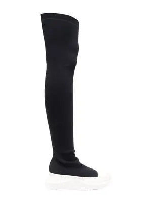 Rick Owens Thigh-high Sock Boots - Black