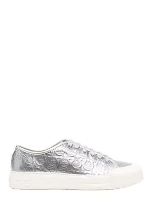 FERRAGAMO Gancini Low-top Sneakers - Grey