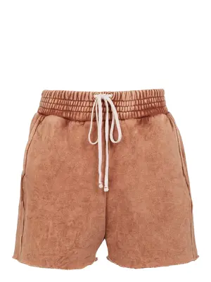 LES TIEN Yacht Cotton Shorts - Brown