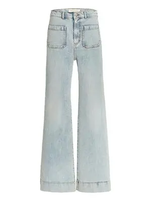 JEANERICA St Monica High-rise Flared-leg Jeans - Light Wash