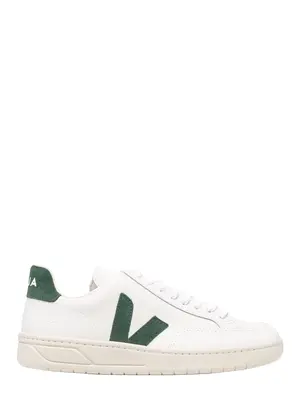 VEJA V-12 Leather Sneakers - White
