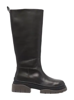 Ash Supremum Leather Boots - Black