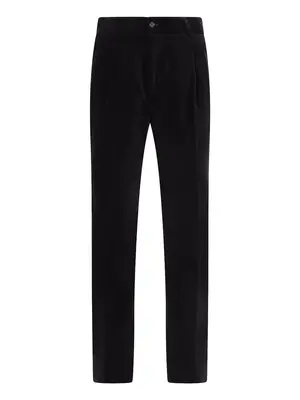 Dolce & Gabbana Tailored Straight-leg Trousers - Black